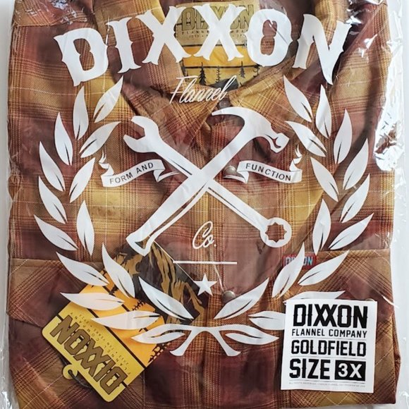 DIXXON | Shirts | Dixxon Flannel Mens The Goldfield Flannel Shirt 3xl ...